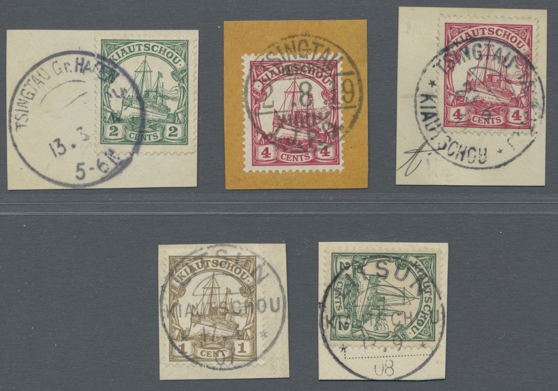 Gebiet Deutsche Kolonien - Kiautschou - Stempel | 19.Auktion Gebiet Deutsche Kolonien - Kiautschou - Stempel | 19.Auktion